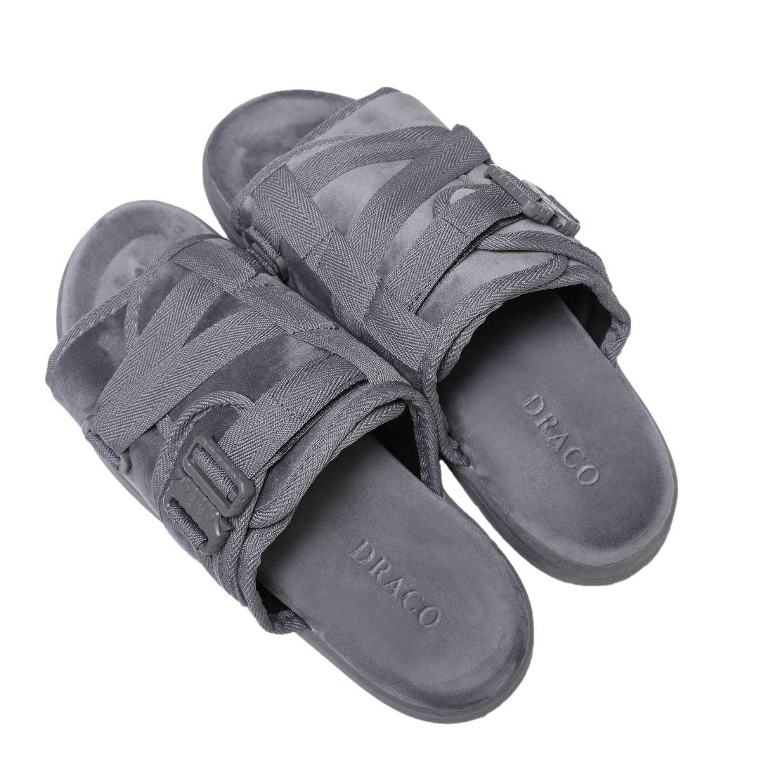 Draco Cool Grey Slides – Jet Apparel